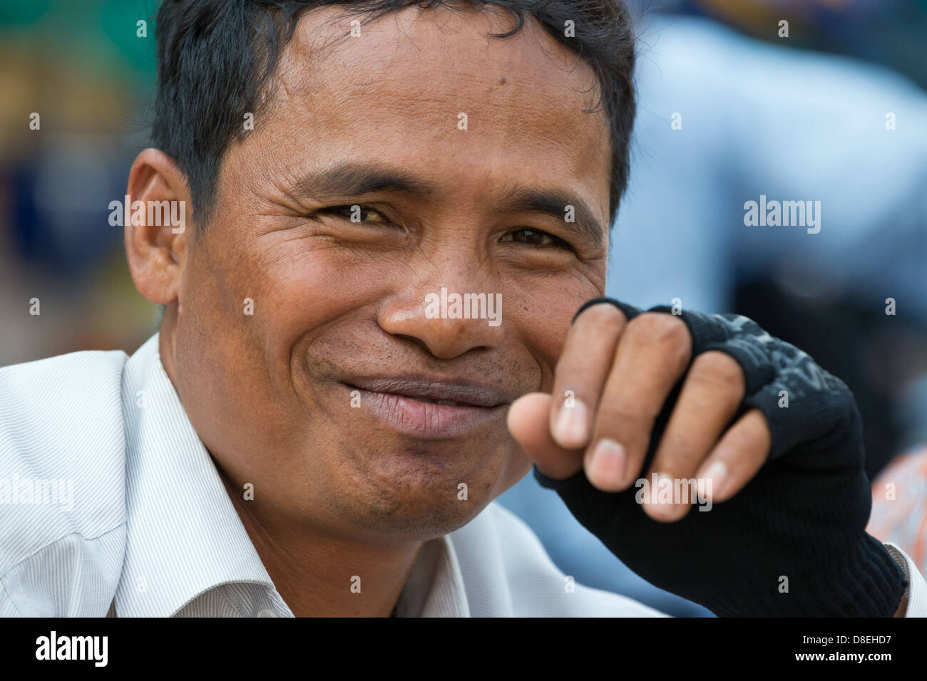 Disguised Man in Phnom Penh, Cambodia Stock Photo - Alamy