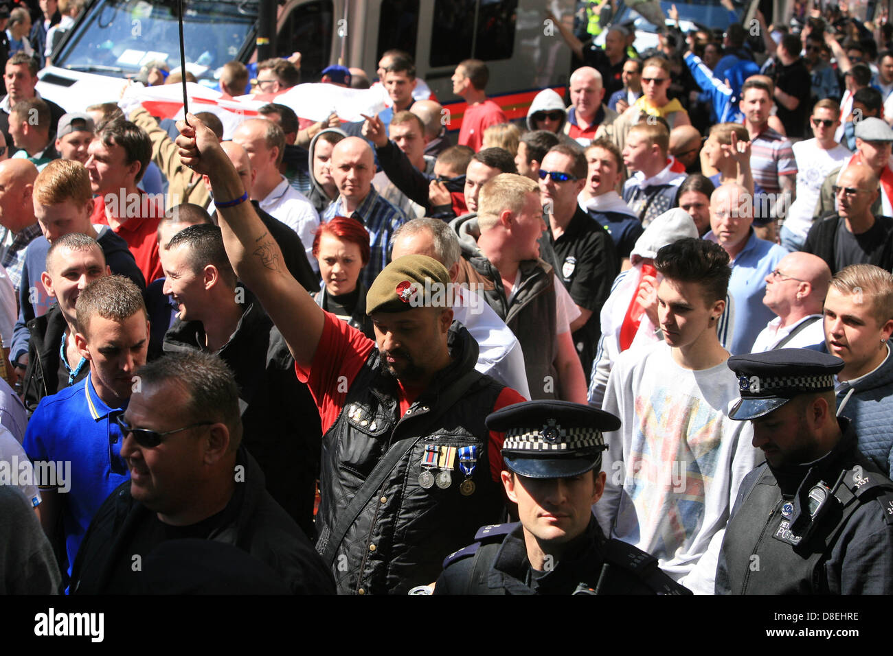 London, UK. 27th May 2013. The Right-Wing Pressure Group, The English ...