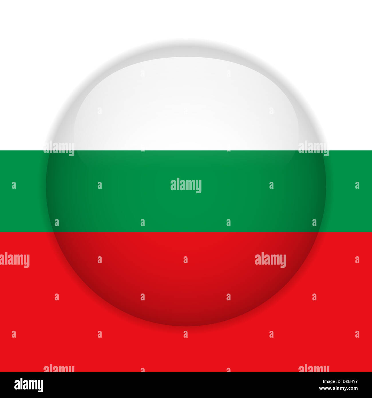 Vector - Bulgaria Flag Glossy Button Stock Photo - Alamy