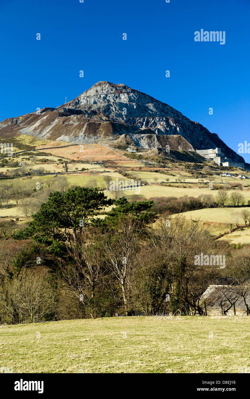 Tre'r Ceiri, Yr Eifl Mountains from Trefor, Lleyn Peninsula, Caernarfon ...