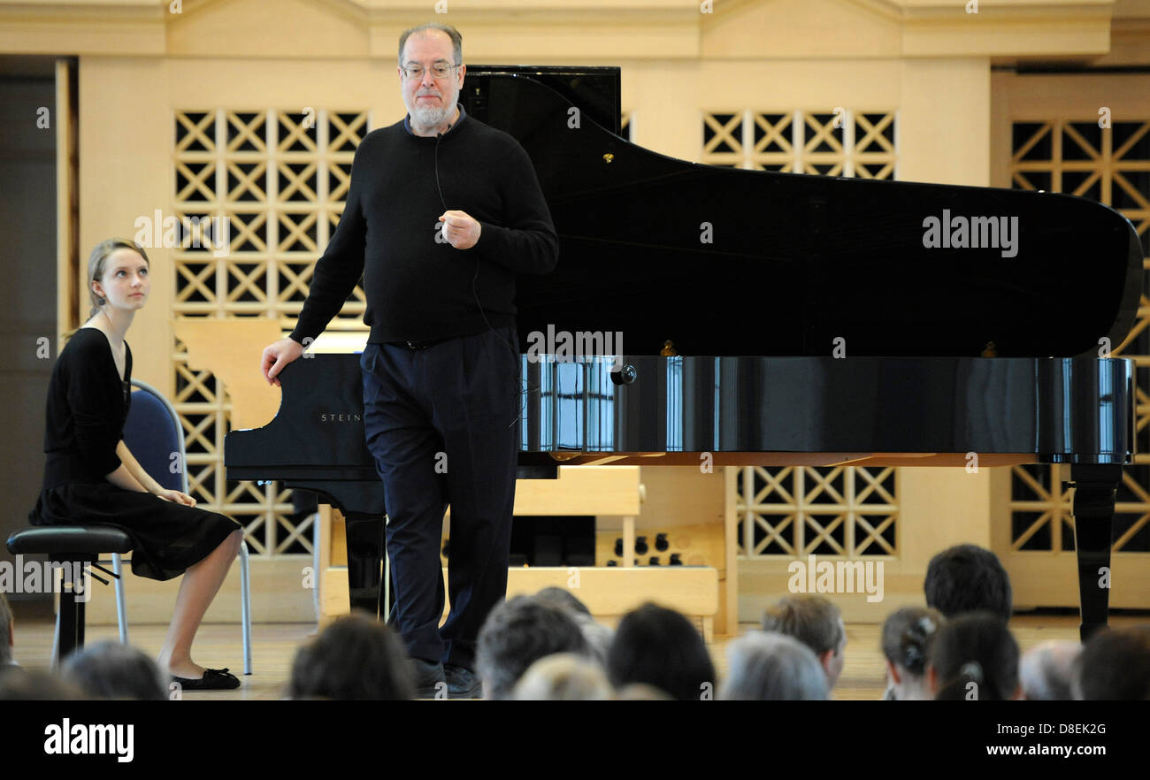 American classical pianist Garrick Ohlsson held a master class in ...