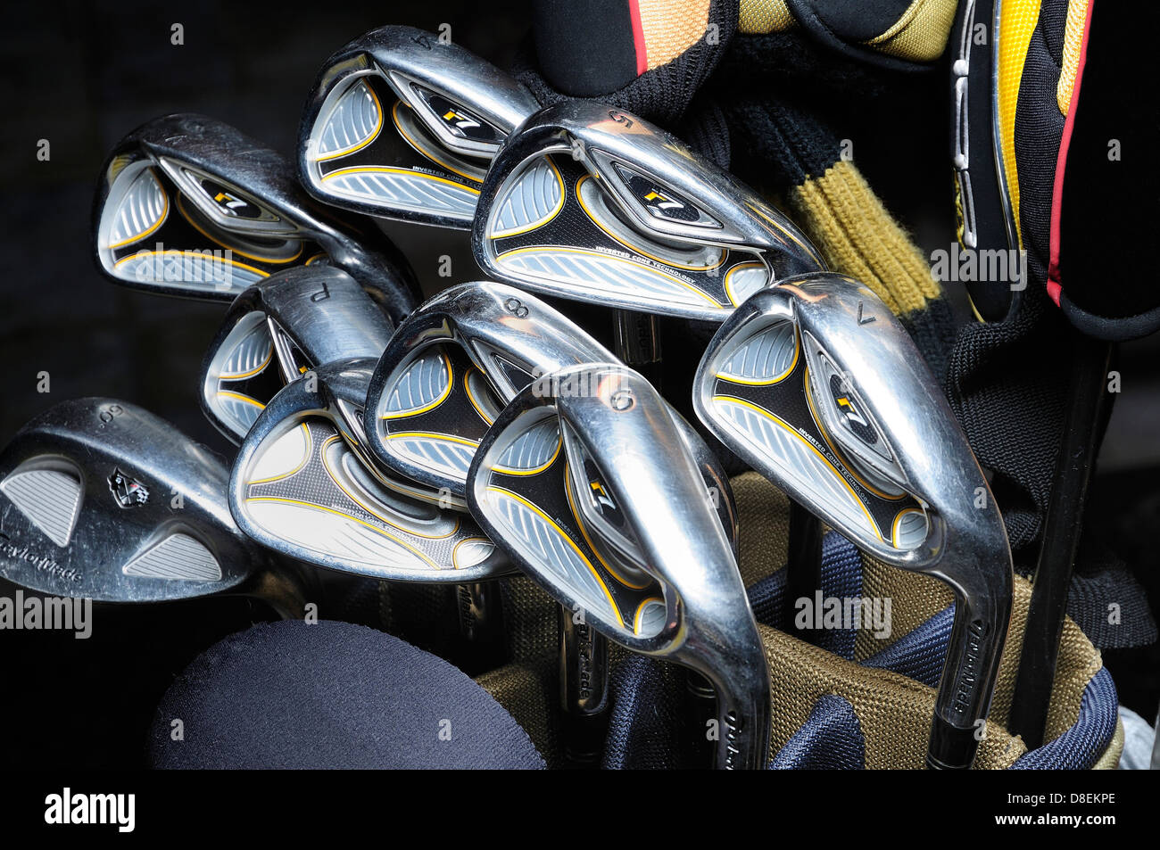 Full set of high end Golf Clubs Stock Photo - Alamy