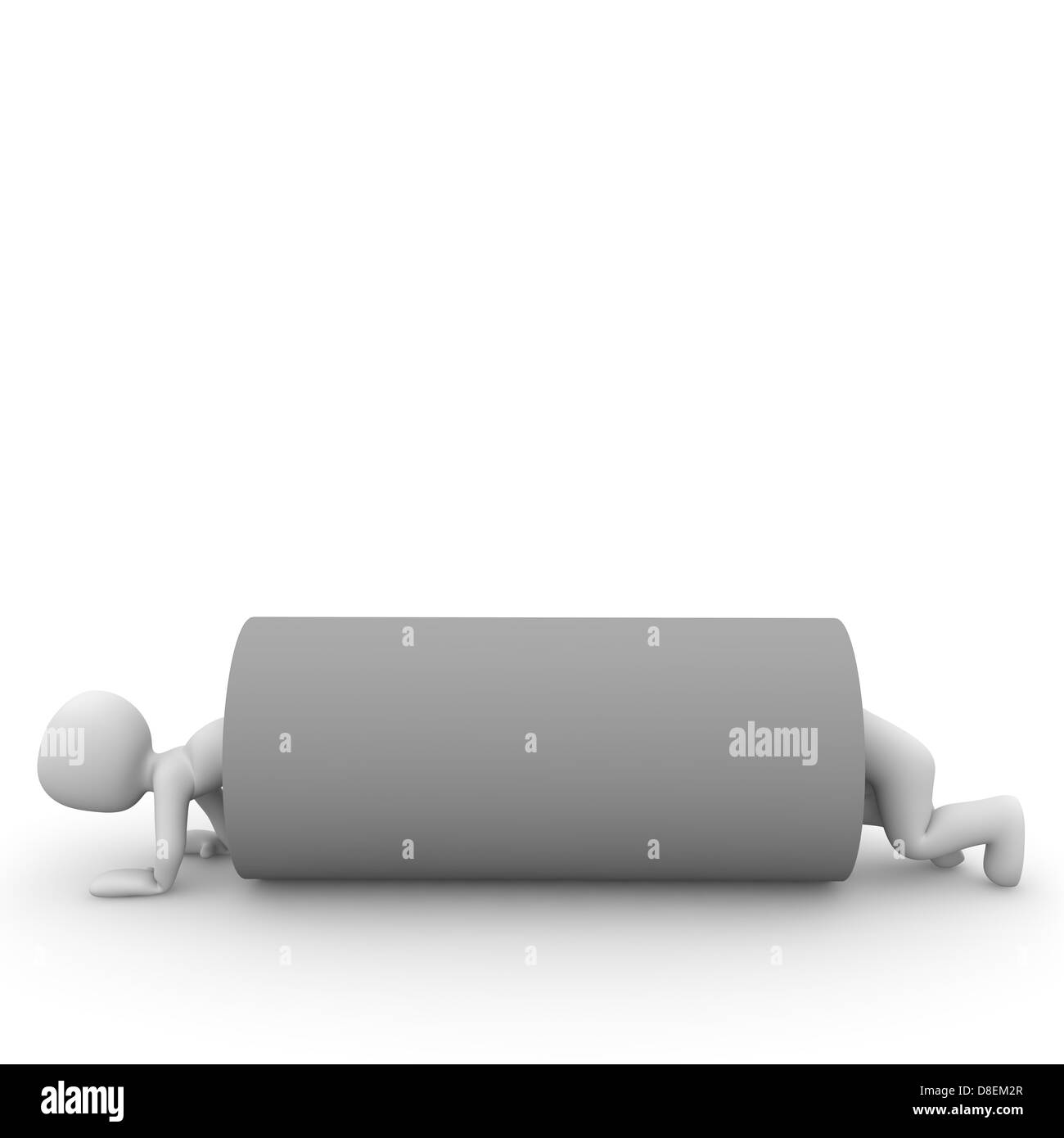 Crawl through tunnel Black and White Stock Photos & Images - Alamy