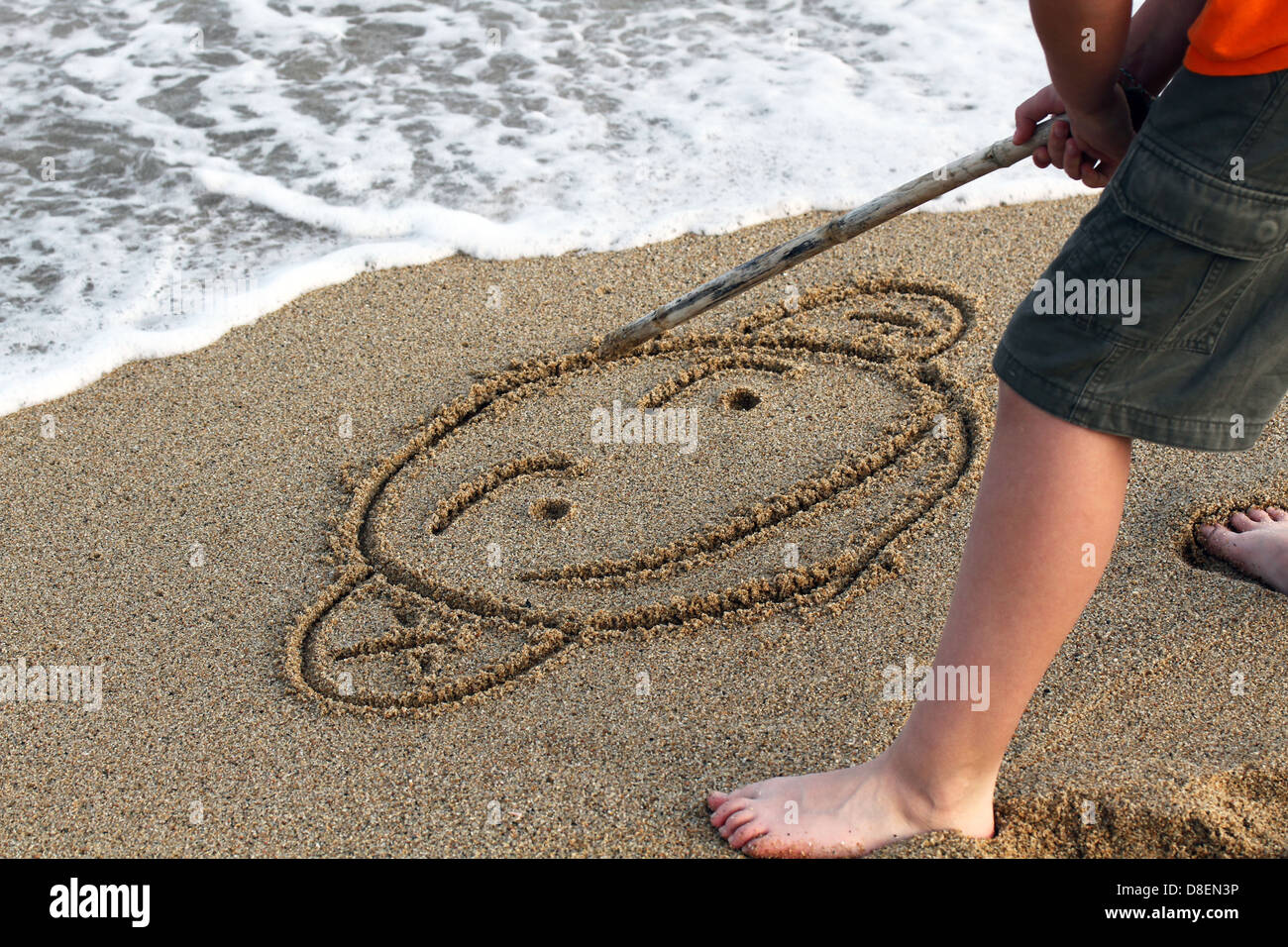 Smiley face drawing hi-res stock photography and images - Alamy