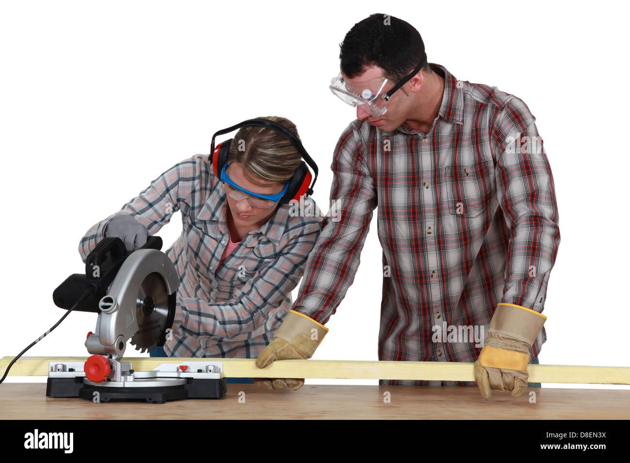 Using drop saw hi-res stock photography and images - Alamy