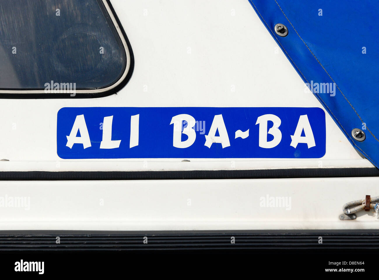 A boat named Ali Ba Ba Stock Photo - Alamy
