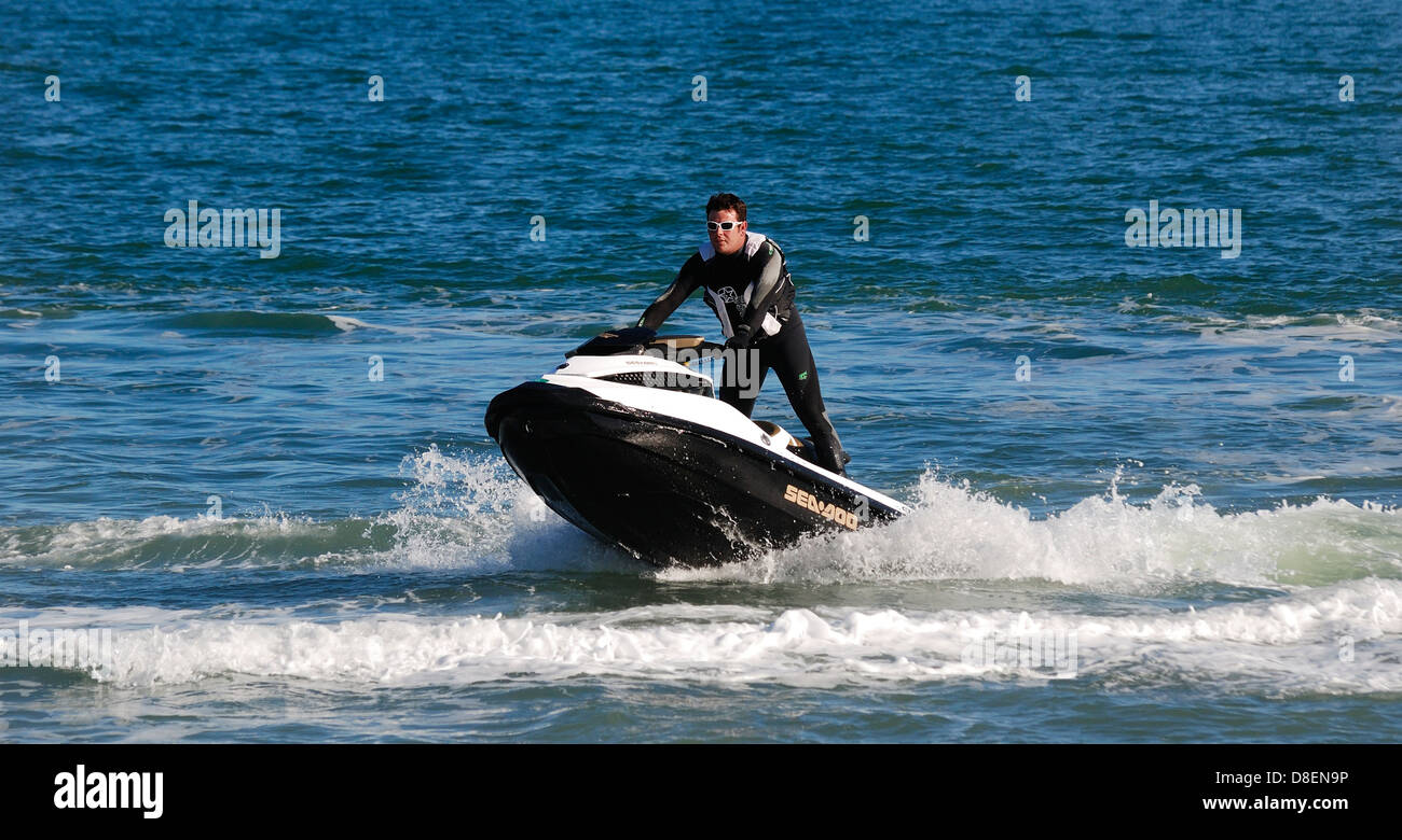 Man riding jetski england uk hi-res stock photography and images - Alamy