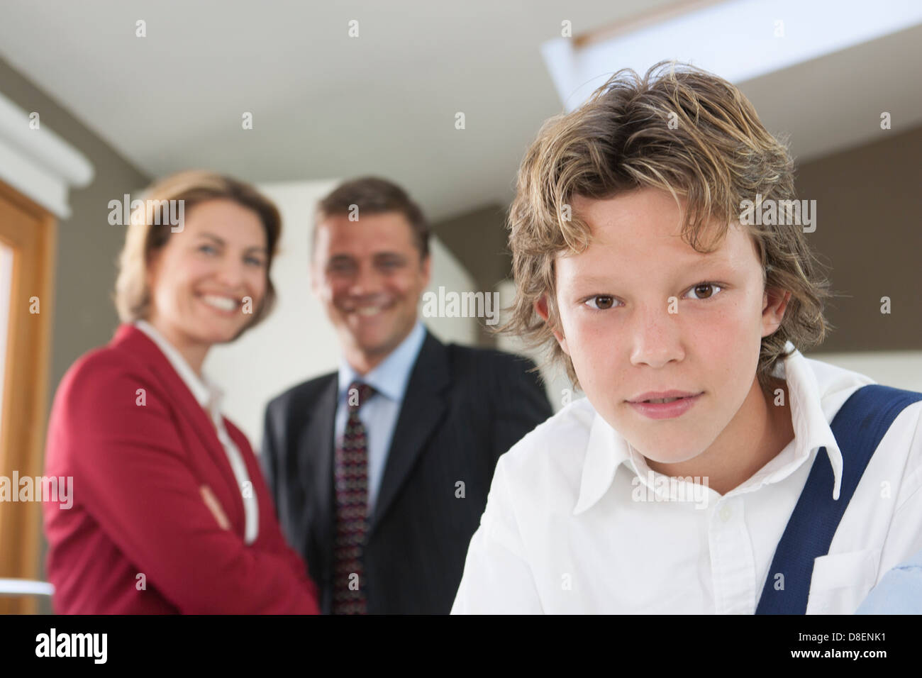 Children getting ready for school Stock Photo - Alamy