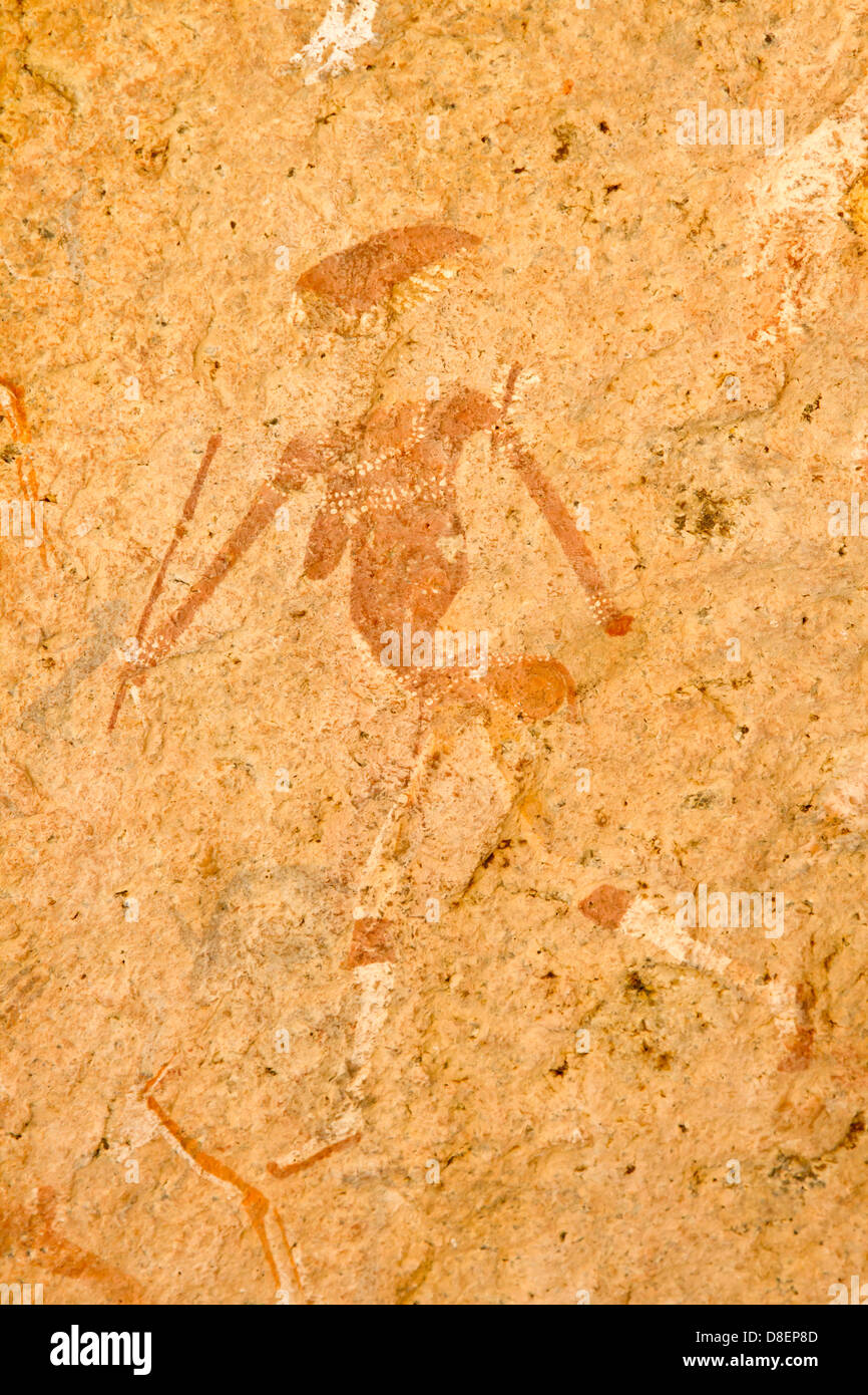 Bushman Cave Art Stock Photo - Alamy