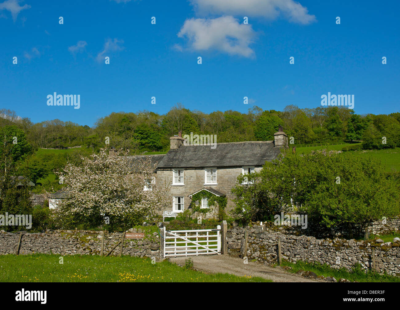 Farmhouse near Witherslack, South Lakeland, Cumbria, England UK Stock ...
