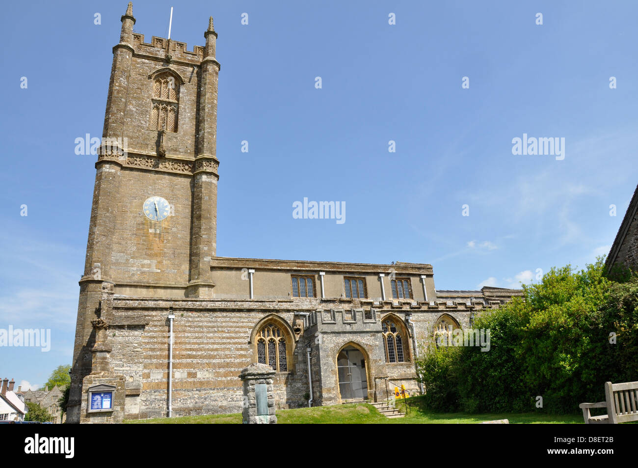 Set between the steep chalk hills of the dorset countryside hi-res ...