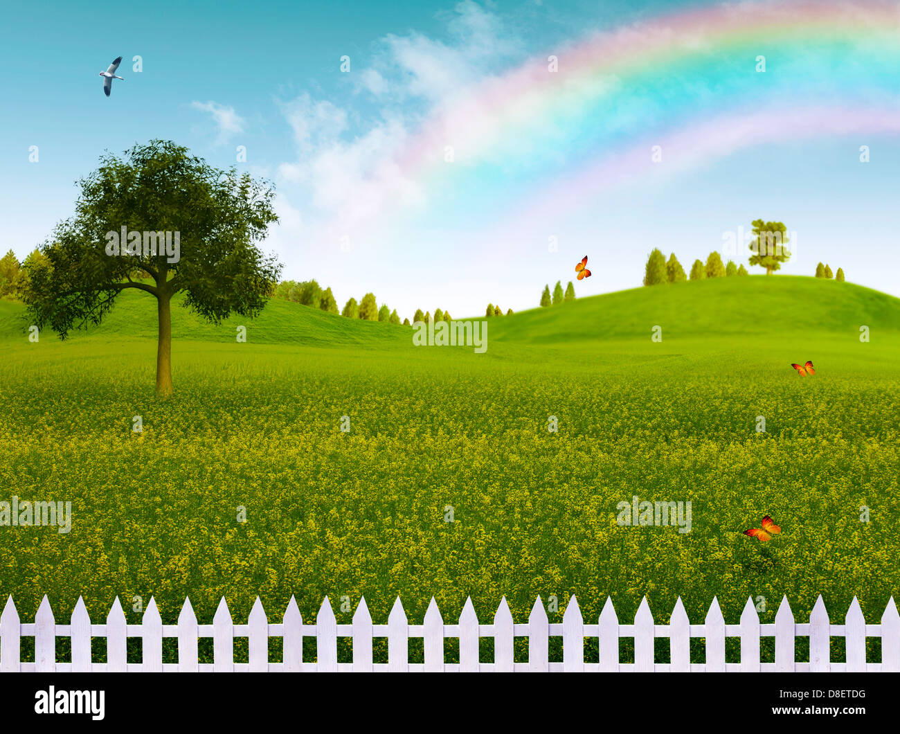 Countryside, abstract natural landscape for your design Stock Photo - Alamy