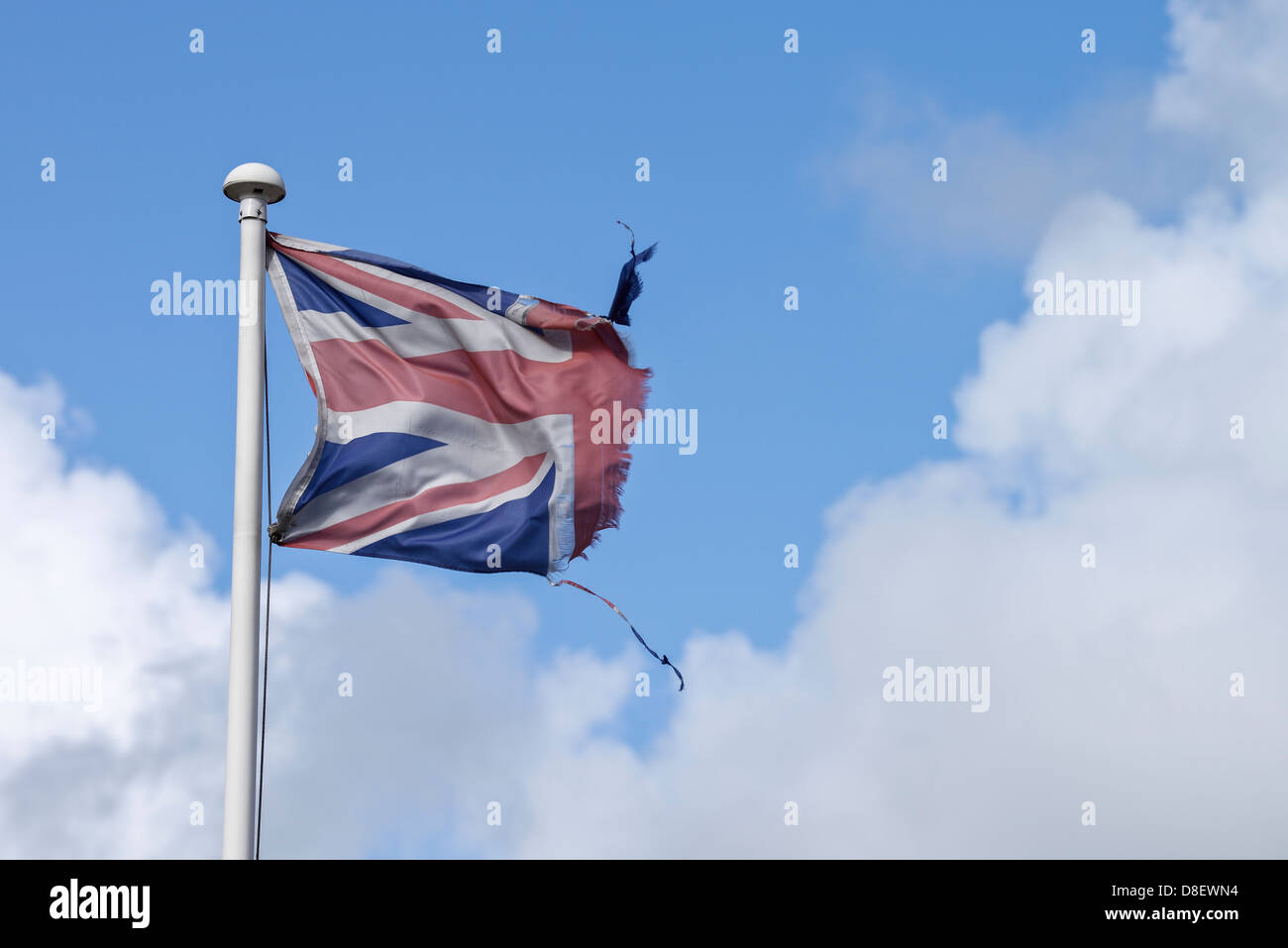 Torn union jack flag hi-res stock photography and images - Alamy