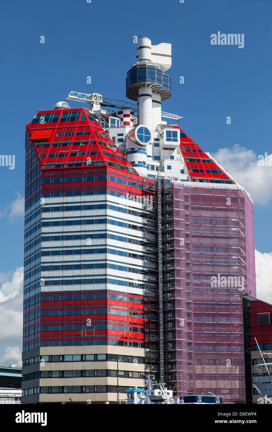 The Lipstick building, a 83 meter skyscraper in Gothenburg, Sweden ...