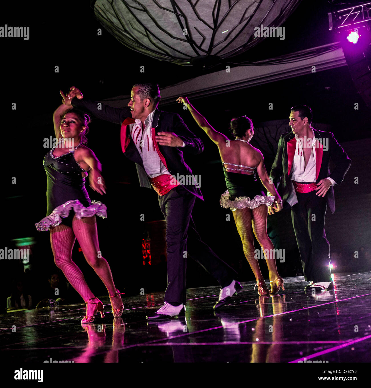 May 25, 2013 - Los Angeles, California, U.S. - Dancers perform in their ...