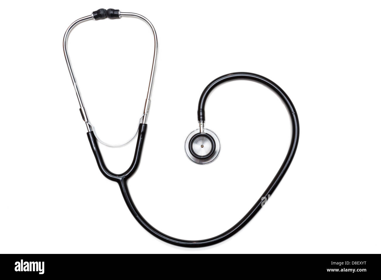 Stethoscope on the white background Stock Photo - Alamy