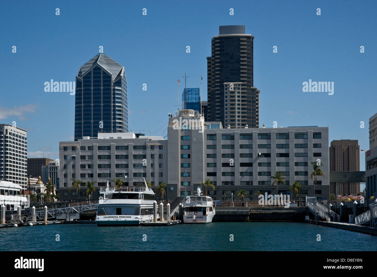 The Navy Building on San Diego waterfront Stock Photo - Alamy
