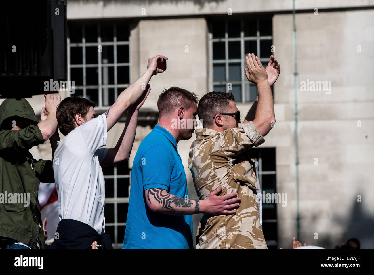 London, United Kingdom. 27th May 2013. Stephen Yaxley-Lennon, A.K.A ...