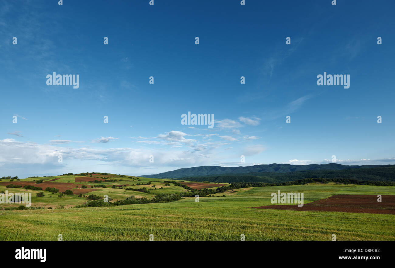 Hills spring landscape hi-res stock photography and images - Alamy