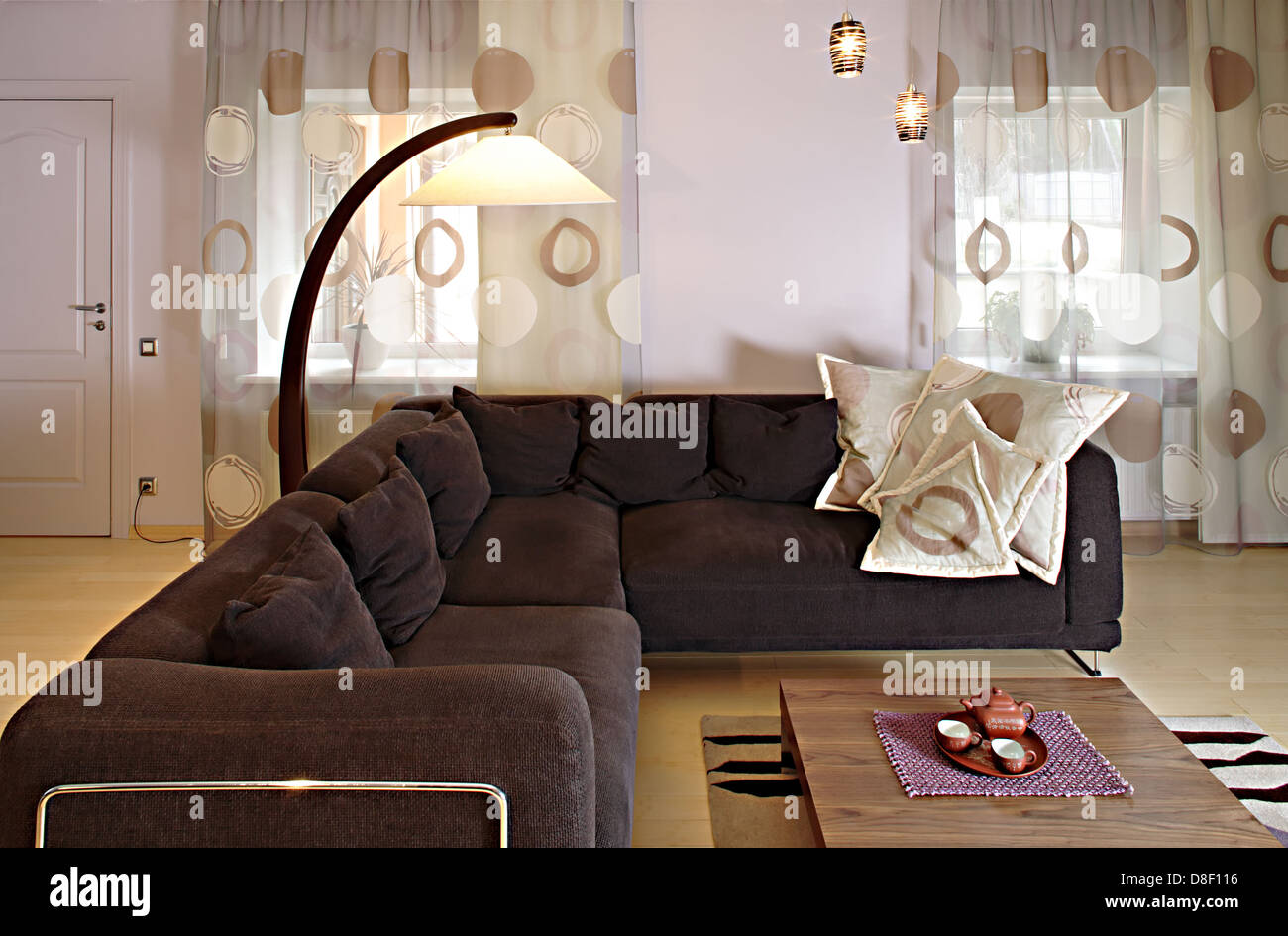 Interior of a guest room in the private house. Indoors Stock Photo - Alamy