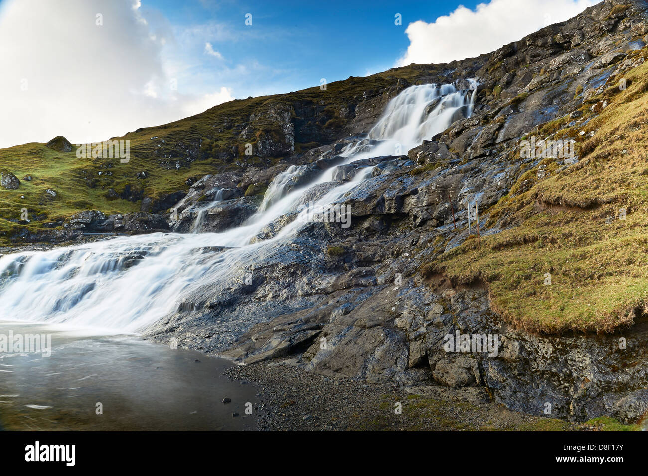 Beautiful water fall Stock Photo - Alamy