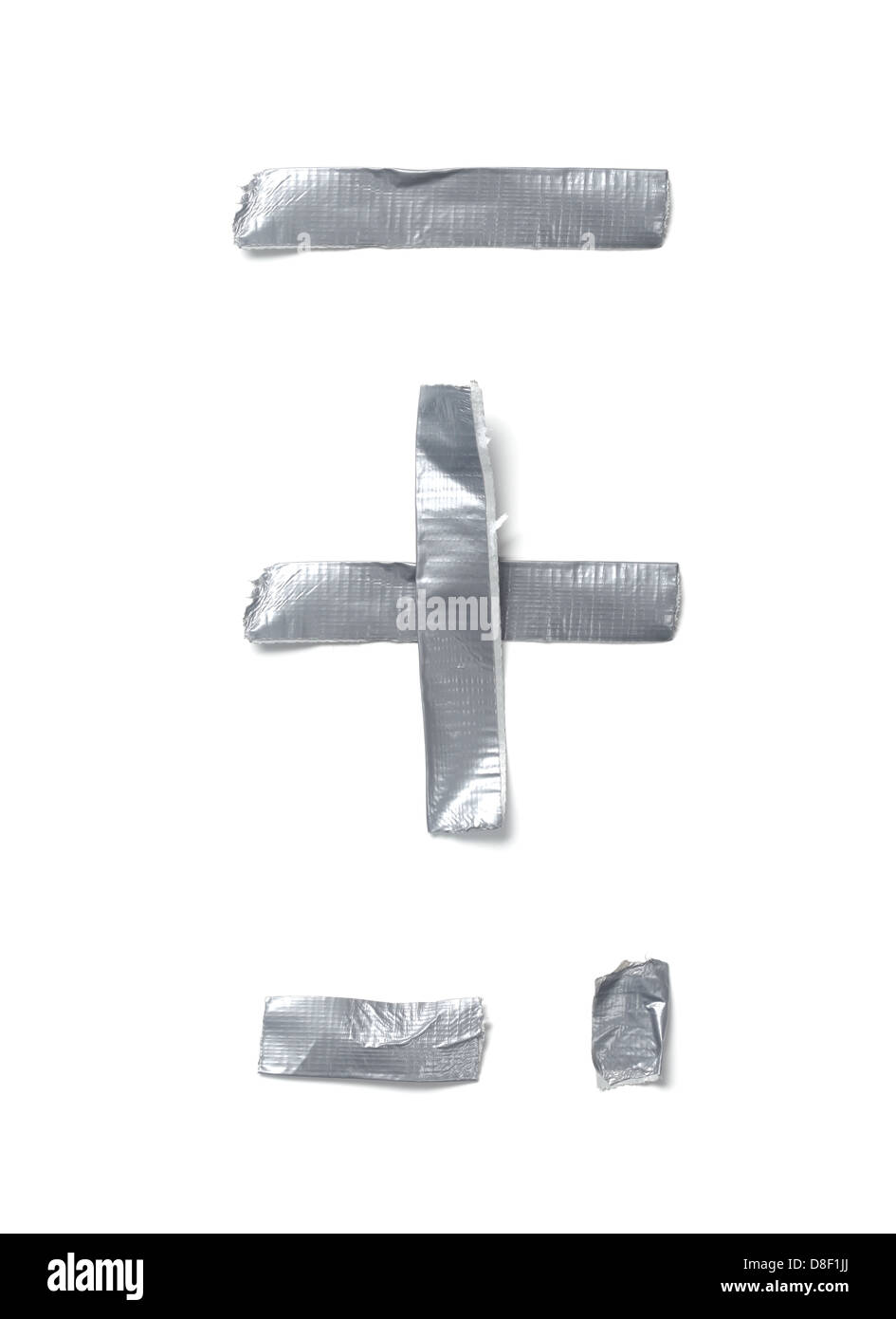Symbols made out of tape Stock Photo - Alamy