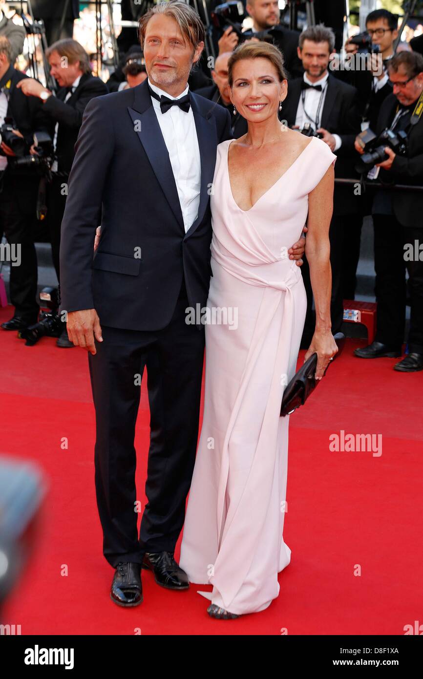 May 26, 2013 - Cannes, Ca, France - MADS MIKKELSEN, HANNE JACOBSEN.Zulu ...