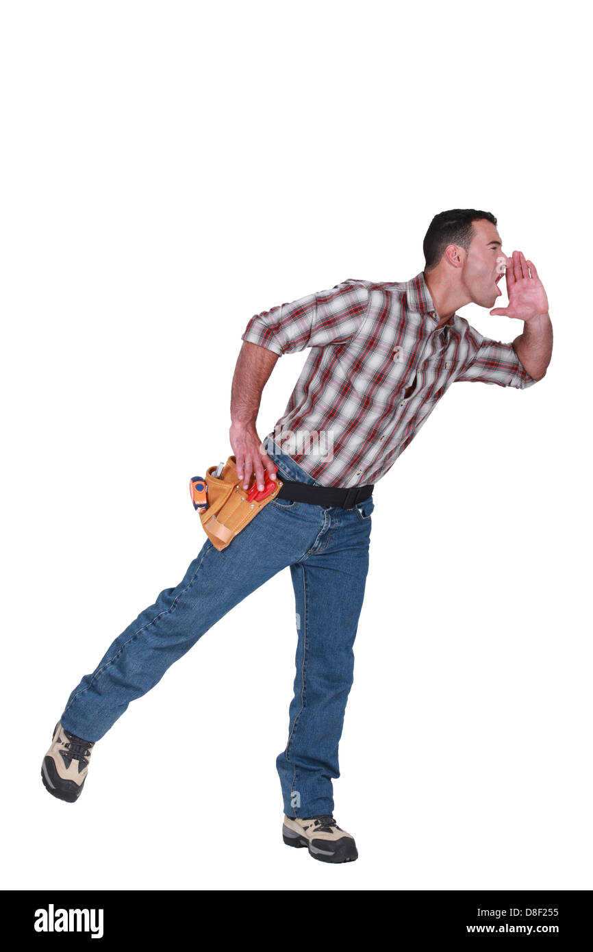 Tradesman repair Cut Out Stock Images & Pictures - Alamy