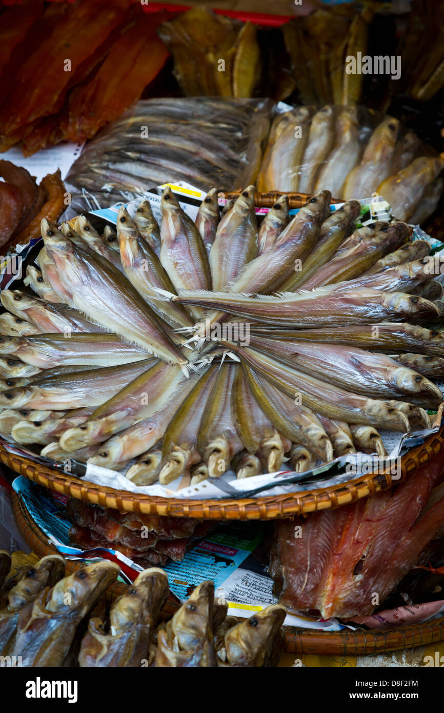 Dried Fish on a Market in Phnom Penh, Cambodia Stock Photo - Alamy