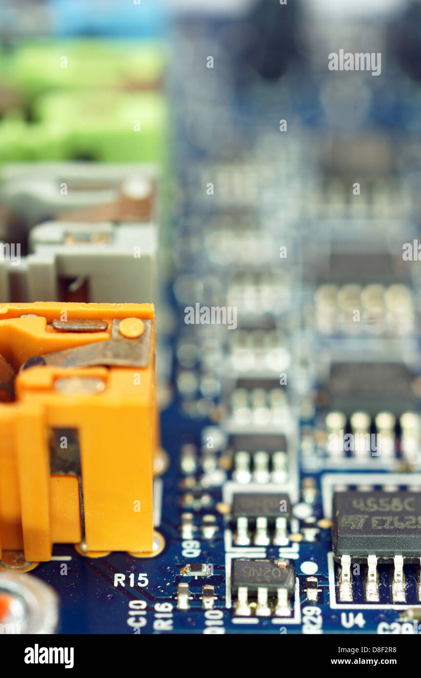 Close up technology parts Stock Photo - Alamy