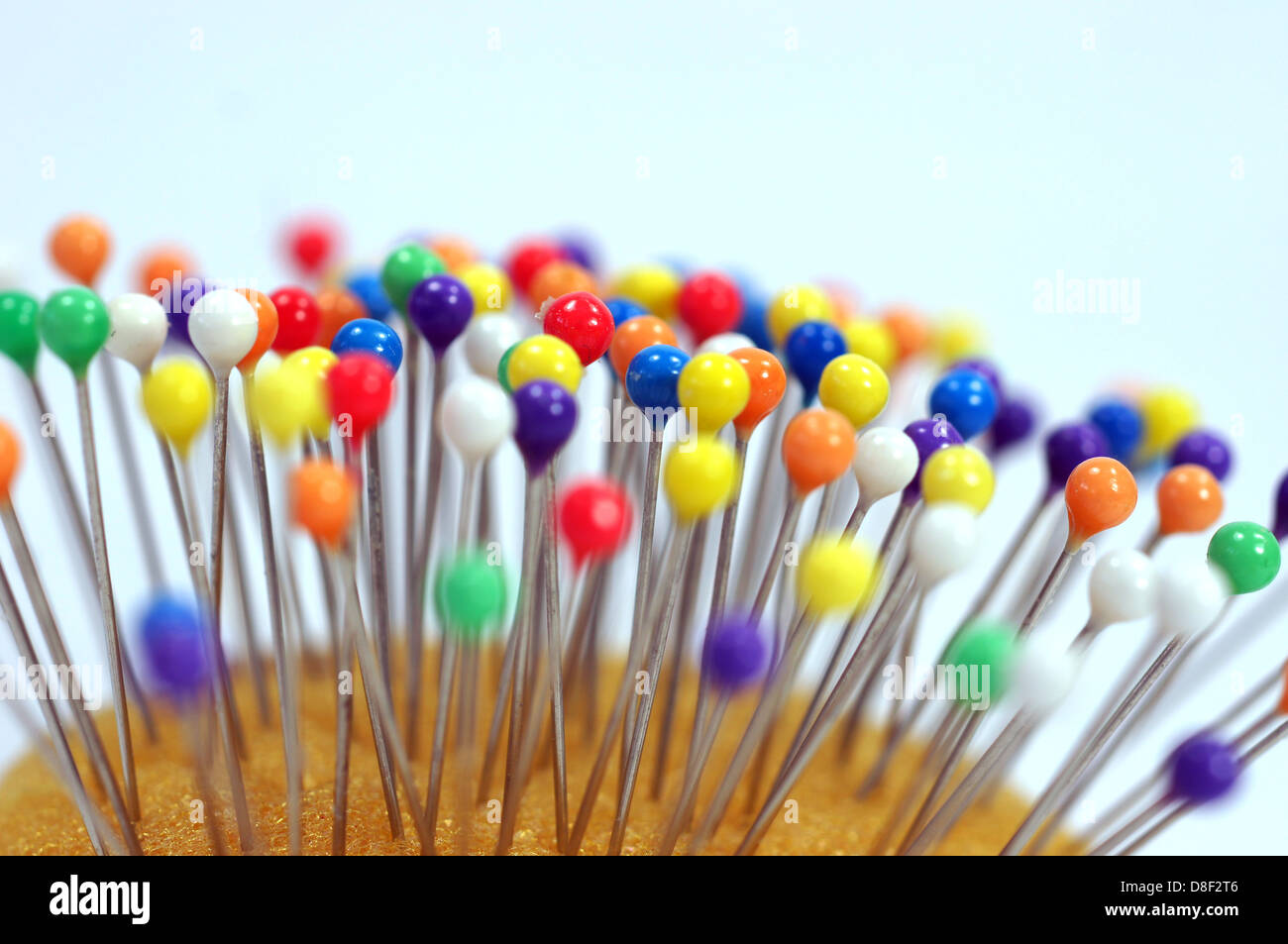 Colorful pin heads Stock Photo - Alamy