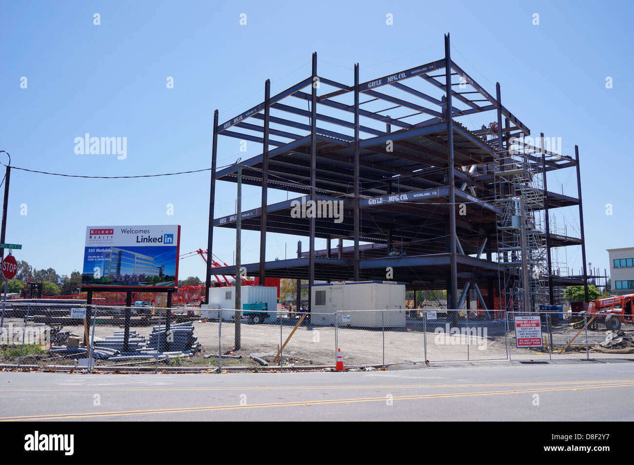 New LinkedIn Office under Construction Stock Photo - Alamy