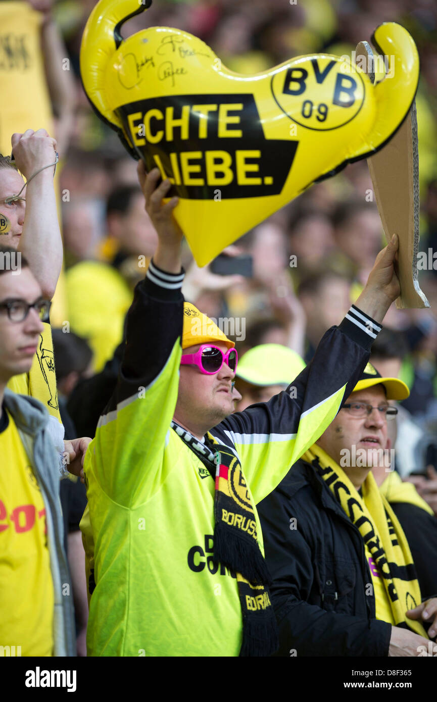 Borussia Dortmund fans, MAY 25, 2013 - Football / Soccer : UEFA ...