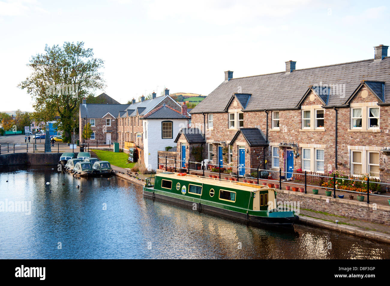 Brecon canal basin, Brecon, Powys, Wales, UK Stock Photo - Alamy