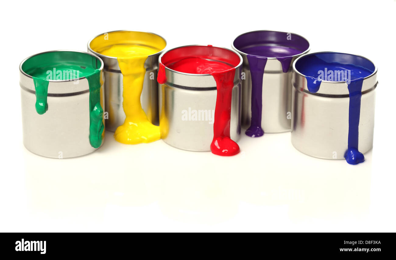 Yellow paint spill hi-res stock photography and images - Alamy