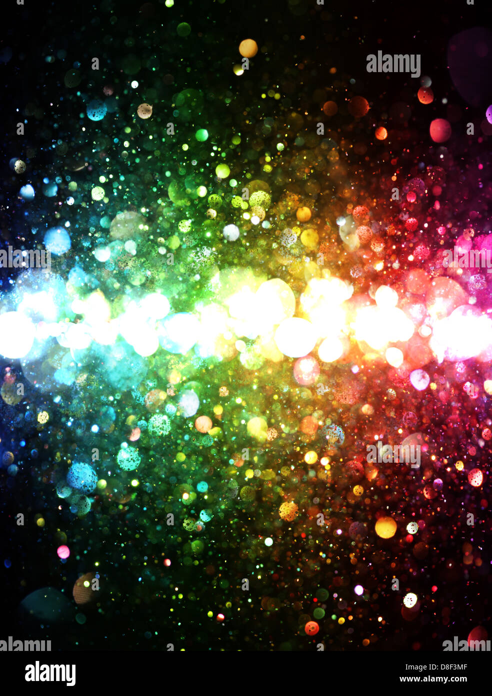 Rainbow of lights Stock Photo - Alamy