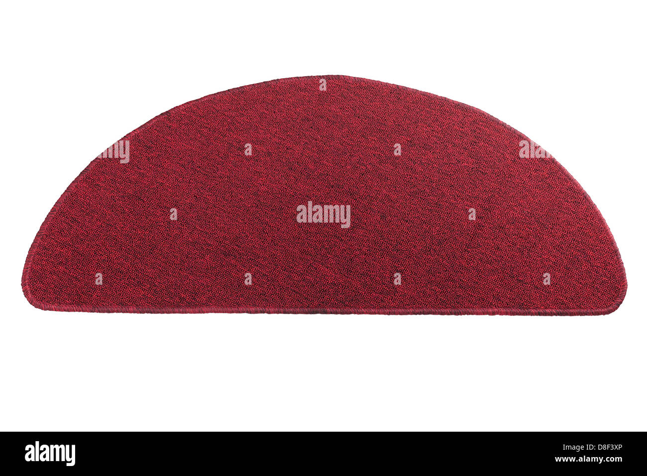Red doormat for entrance door Stock Photo - Alamy