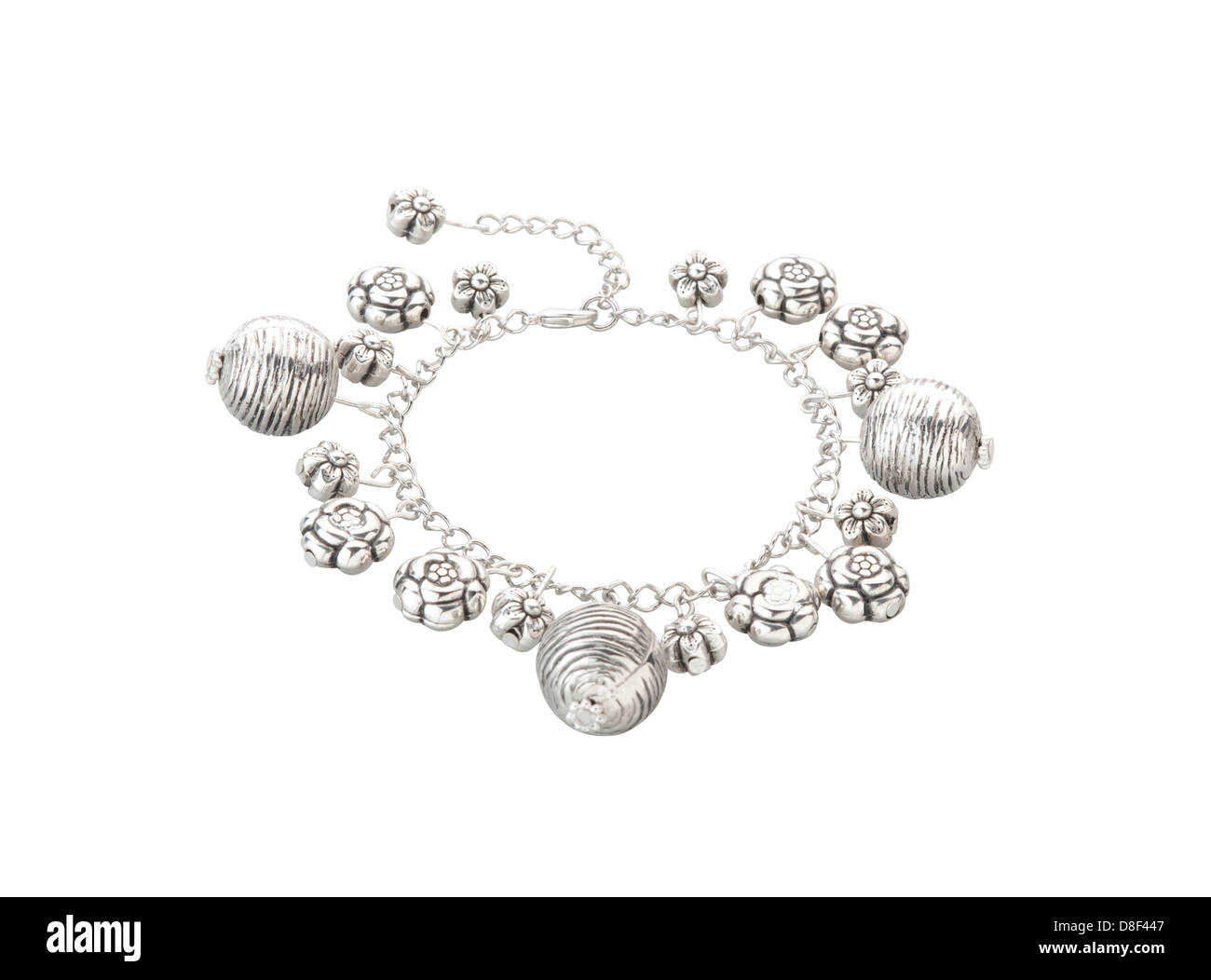 Silver bangle Cut Out Stock Images & Pictures - Alamy