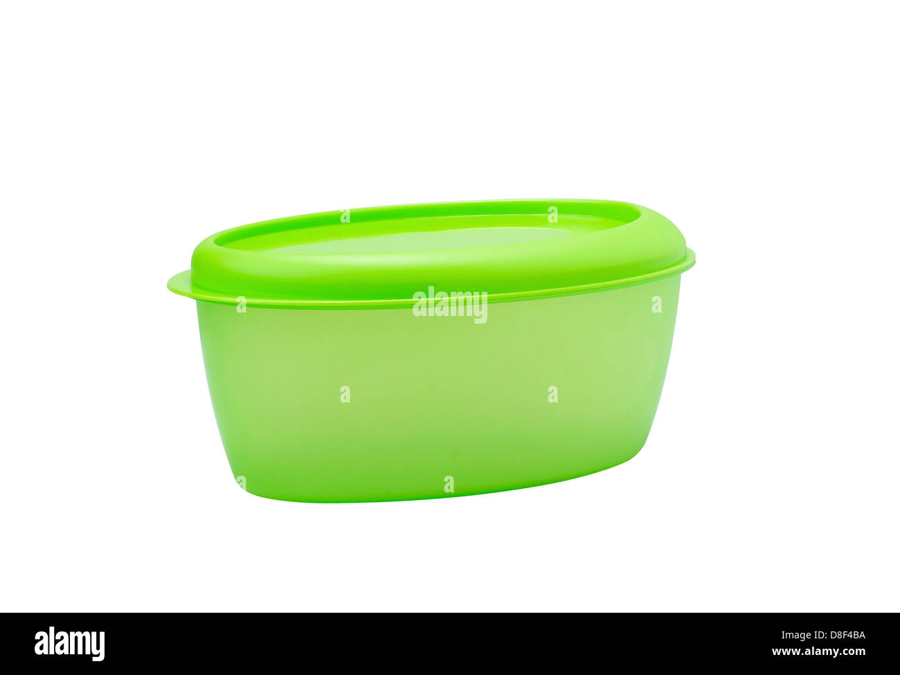 A green plastic box for food storage Stock Photo - Alamy