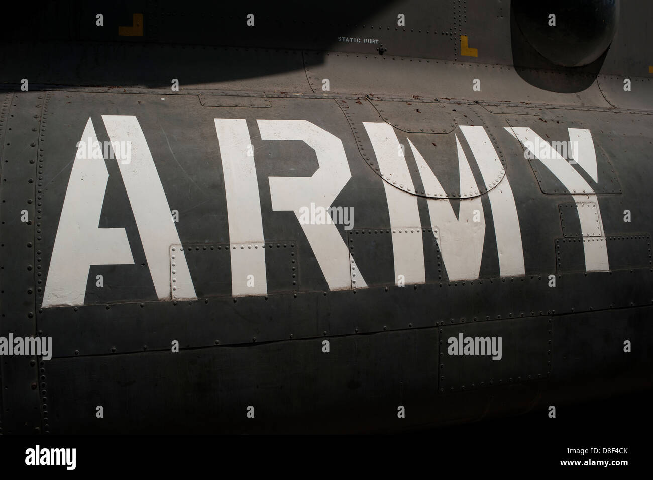 Army sign on Huey helicopter, War Remnants Museum, Ho Chi Minh, Vietnam ...