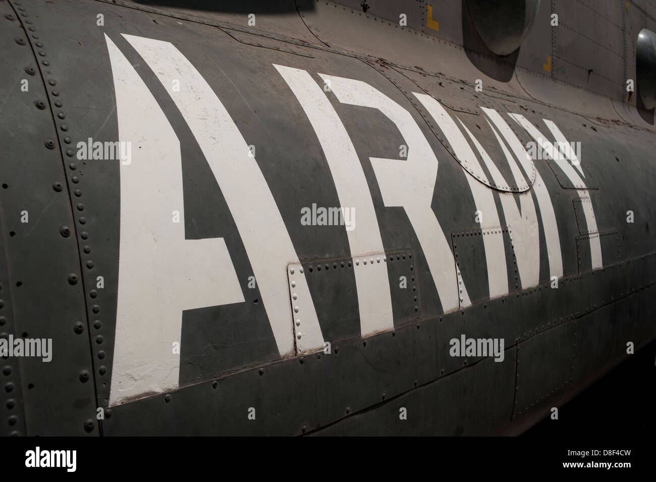 Army sign on Huey helicopter, War Remnants Museum, Ho Chi Minh, Vietnam ...