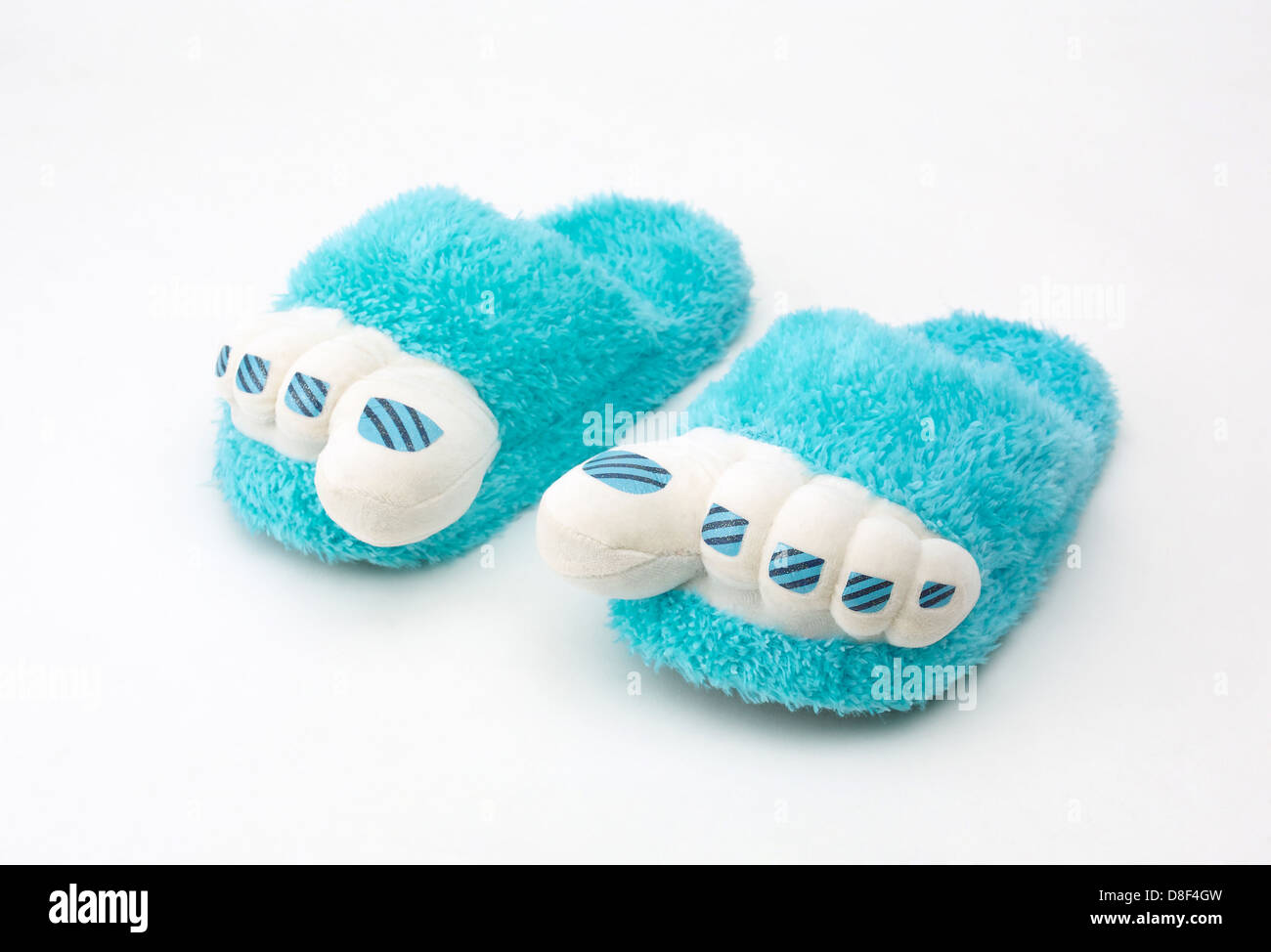A pair of cute design house slippers Stock Photo - Alamy