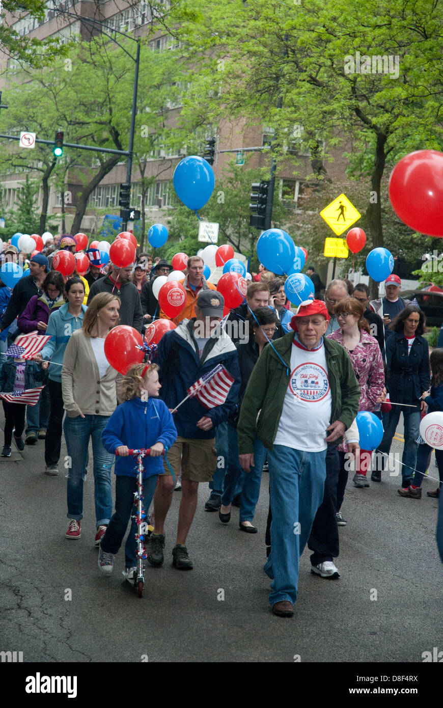 Memorial day parade chicago hi-res stock photography and images - Alamy