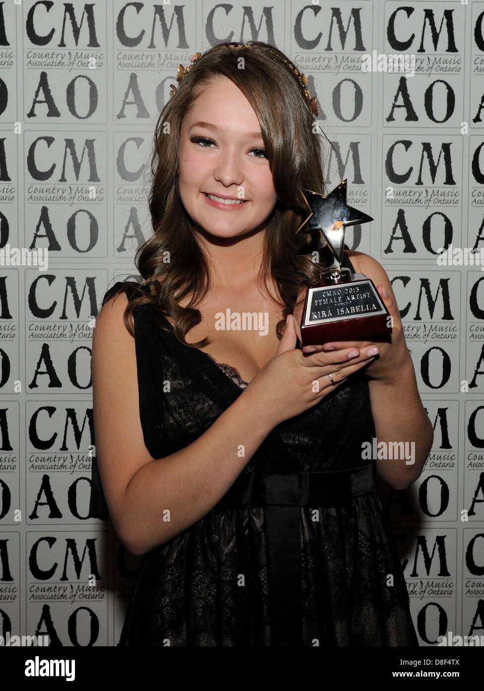 Markham, Ontario, Canada. May 27, 2013. Singer Kira Isabella at the ...