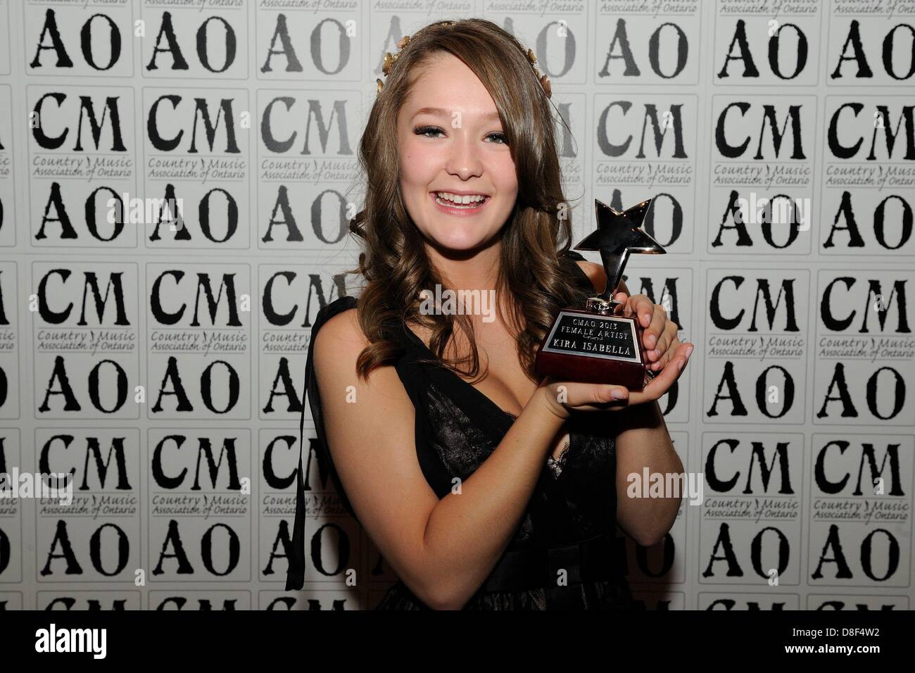 Markham, Ontario, Canada. May 27, 2013. Singer Kira Isabella at the ...