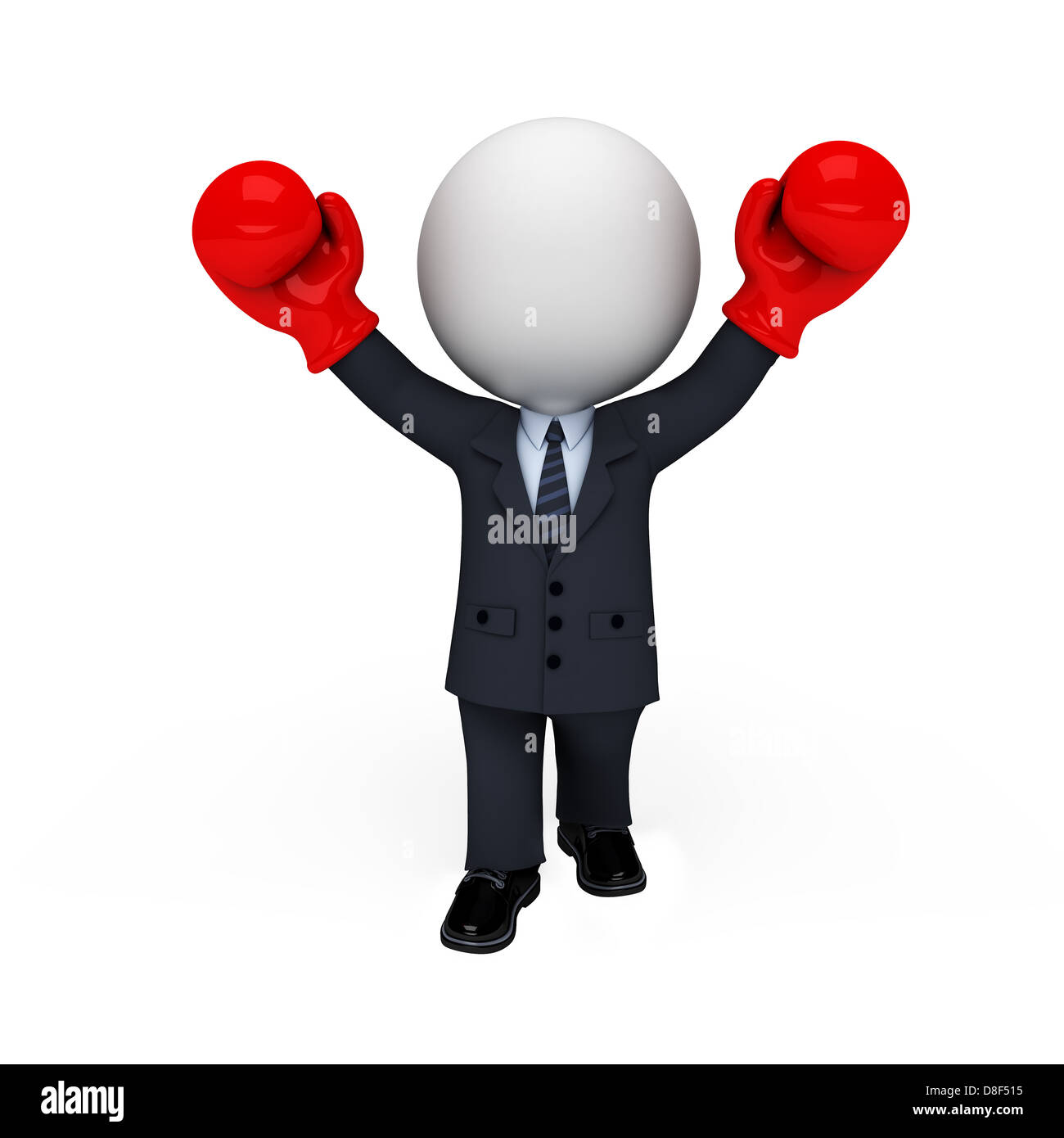 3d white people as business man Stock Photo - Alamy