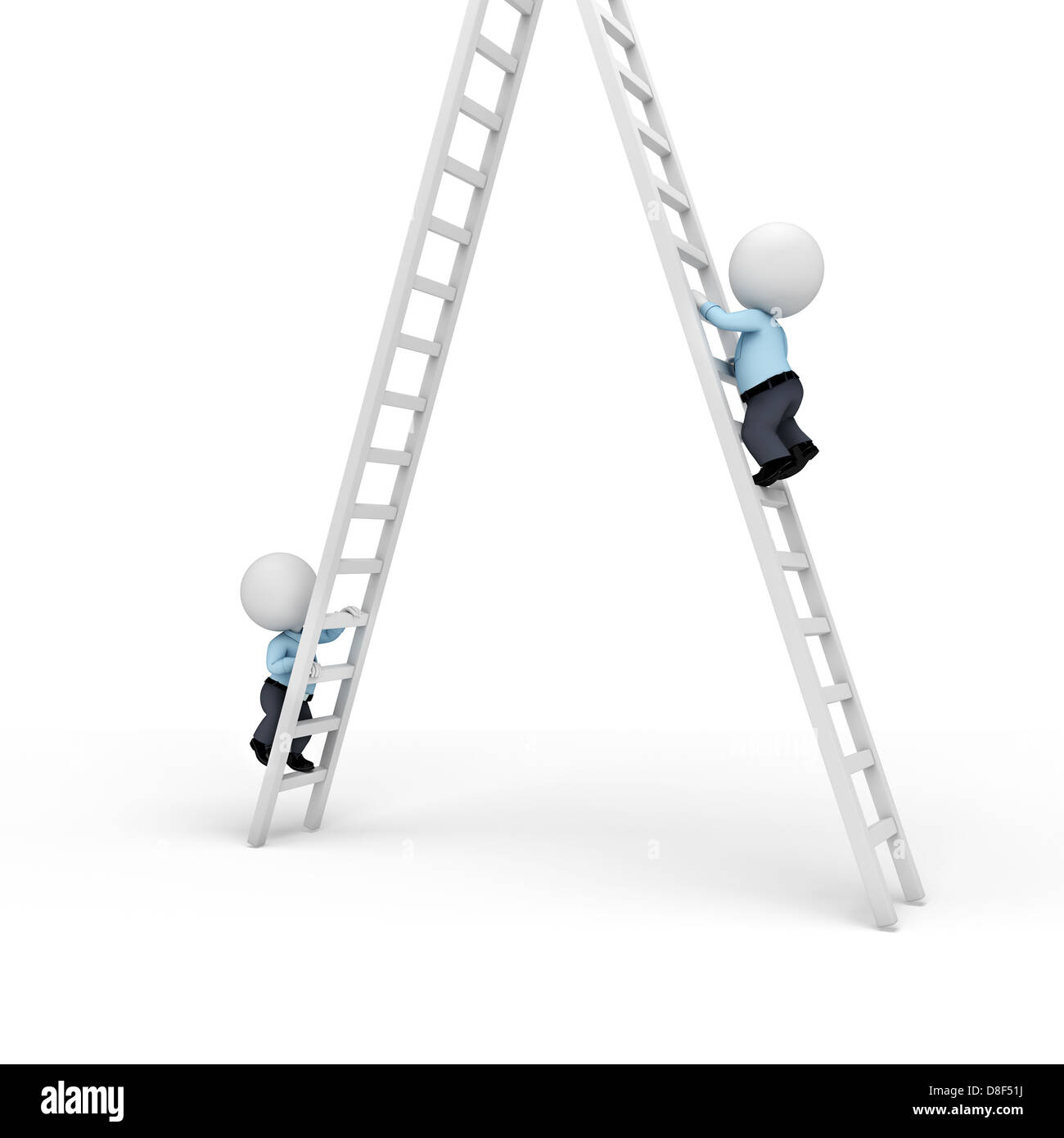 3d white people as service man Stock Photo - Alamy