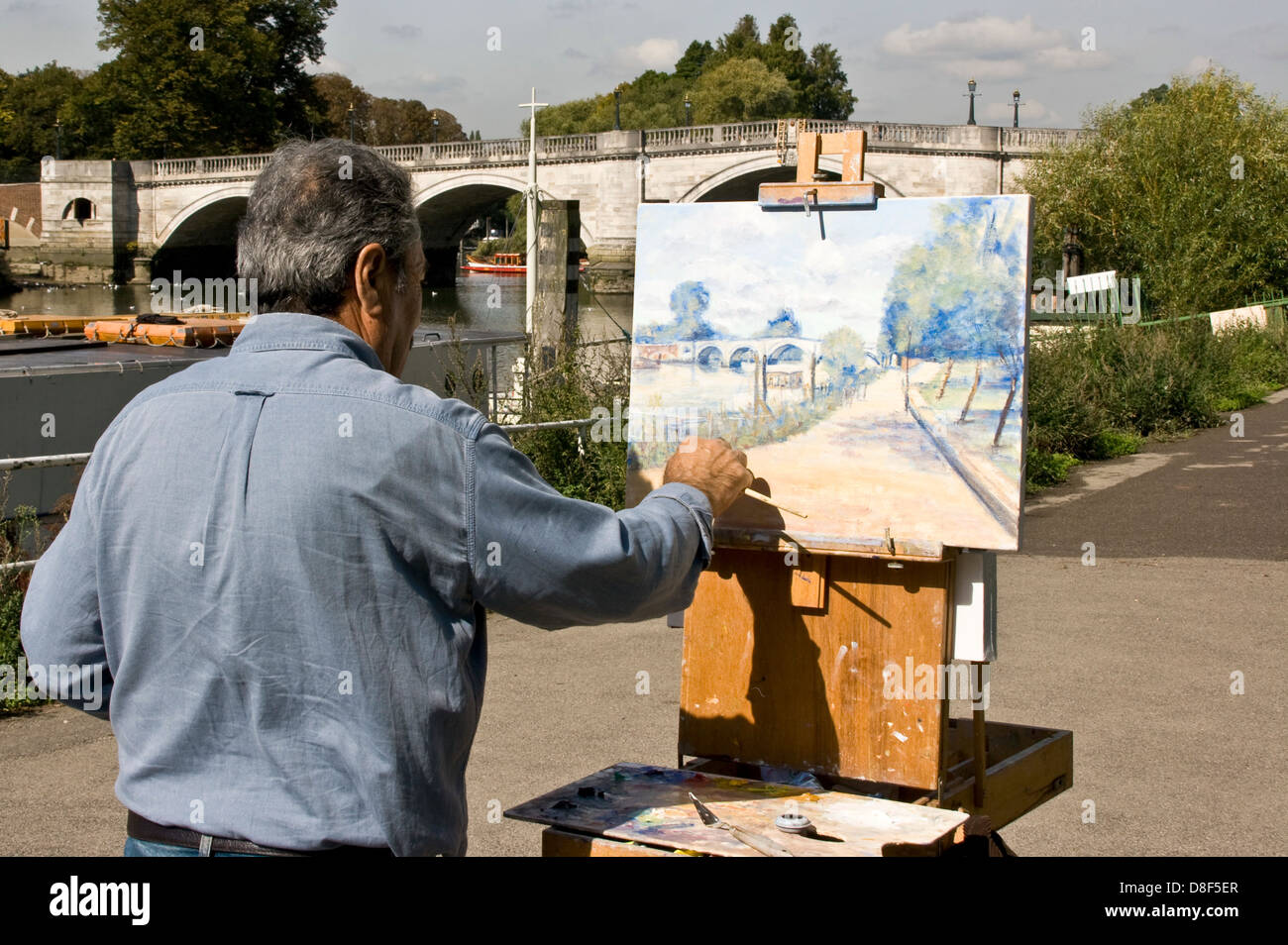 The thames richmond paintings hi-res stock photography and images - Alamy