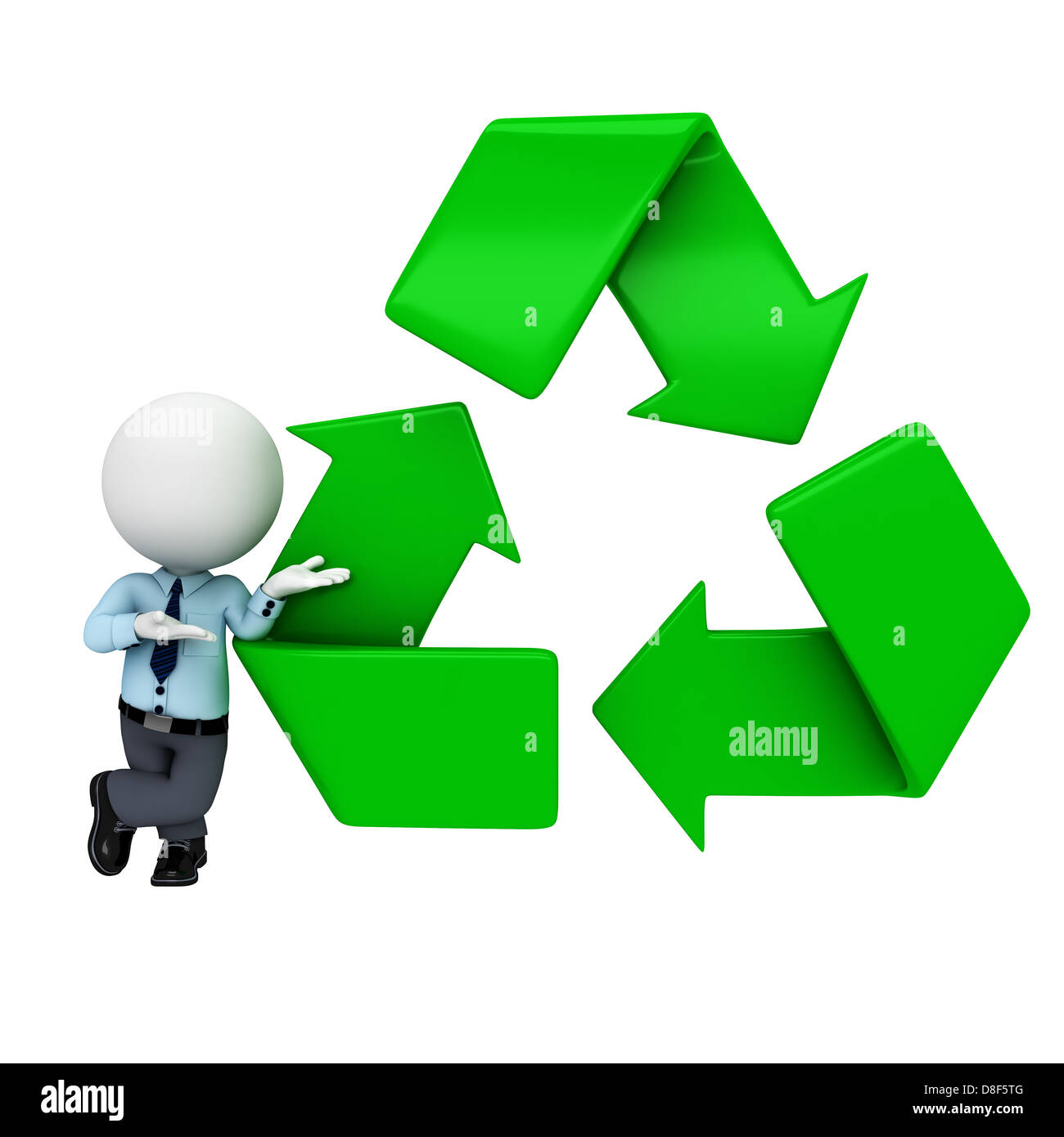 3d white character as service man Stock Photo - Alamy