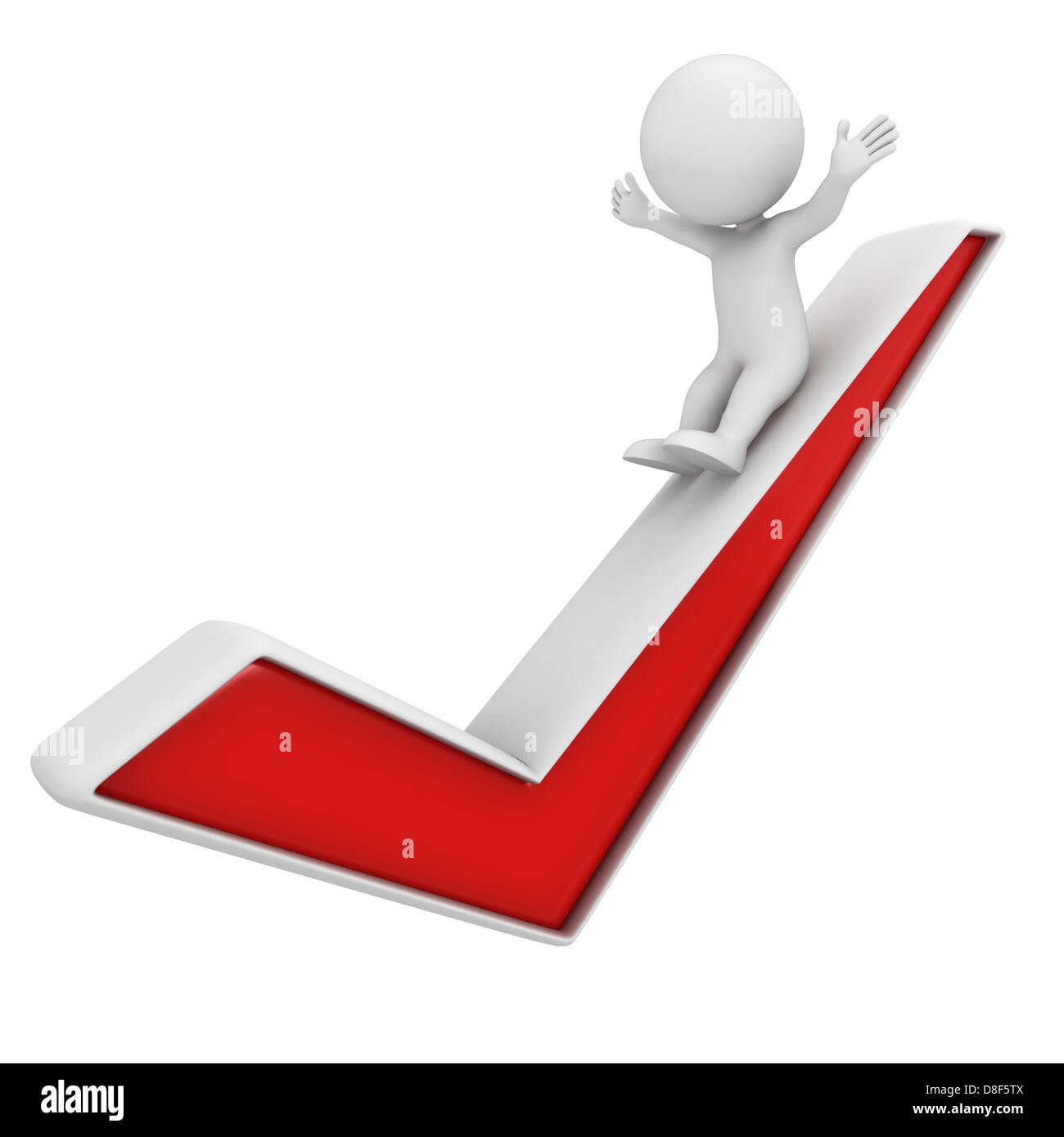 3d white character Stock Photo - Alamy